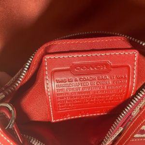 Coach | Bags | Mini Red Coach Bag | Poshmark